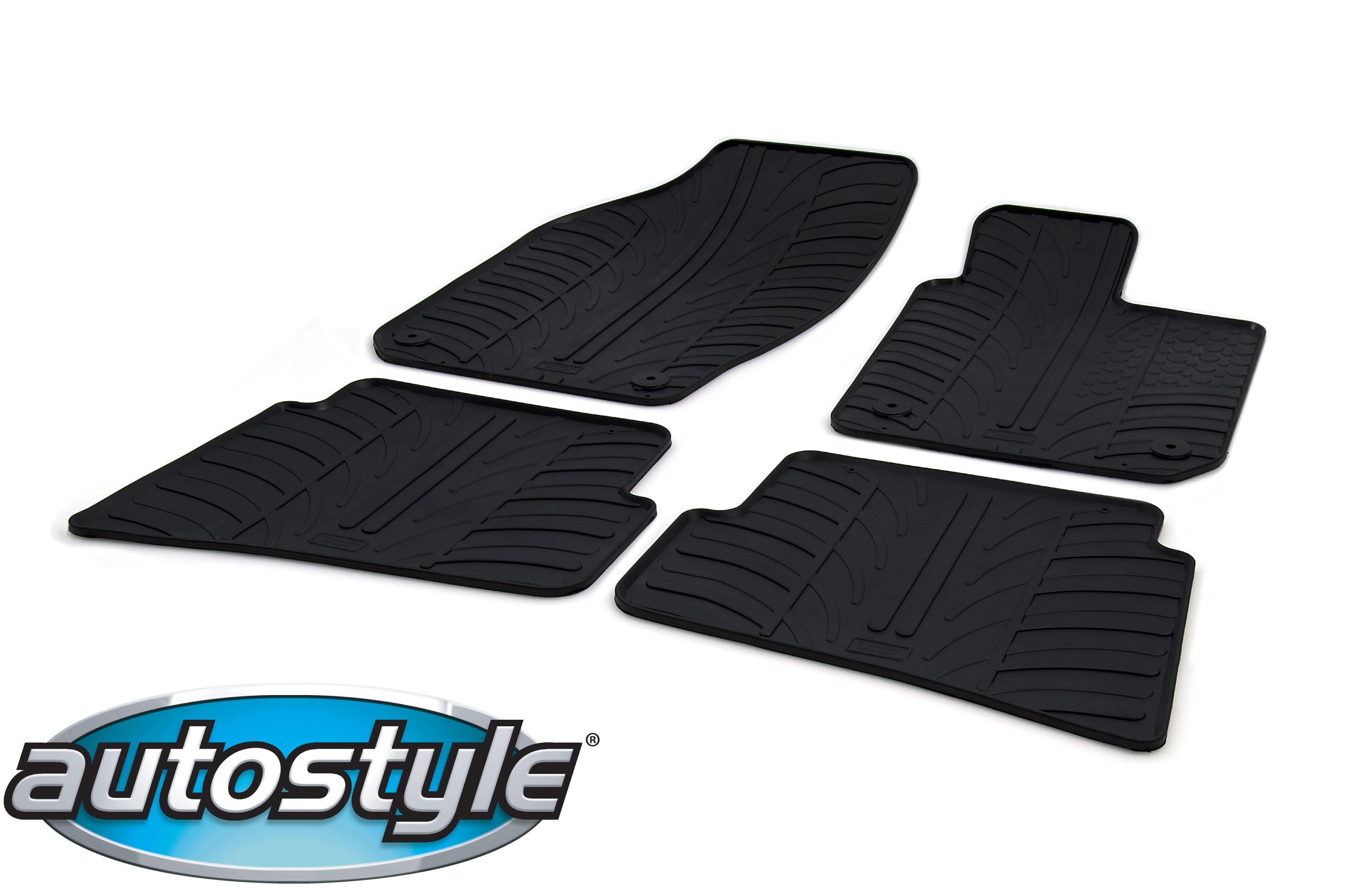 Seat Ibiza 2008 5 door Hatchback Rubber Car Mat Set Autostyle car mats